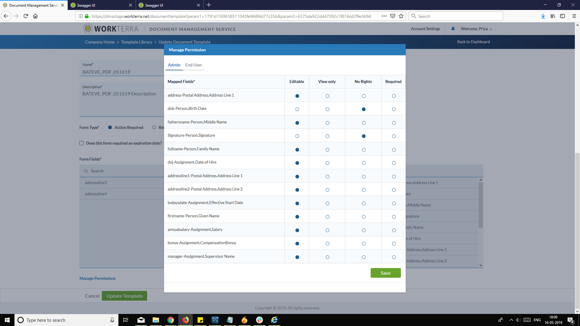 Dms 1382 Cbats Beta Testing Document Field Permission Popup Ui Disturb Workterra Jira